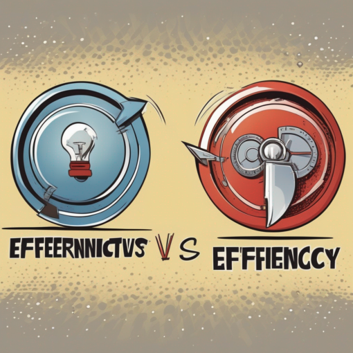 Effektivität vs. Effizienz: Der Unterschied! - PURE Consultant