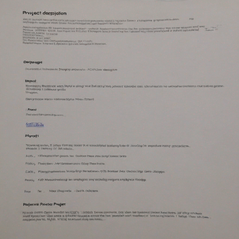 Projektbeschreibung: Was sie alles beinhaltet!