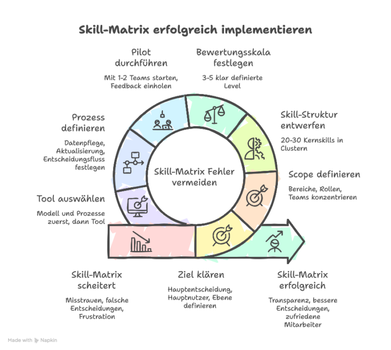 Typische Fehler in einer Skill Matrix - PURE Consultant